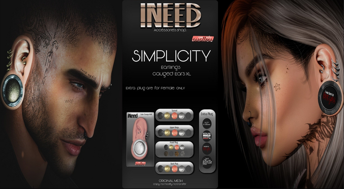 Second Life Marketplace - #[iNeed] Simplicity [Female]